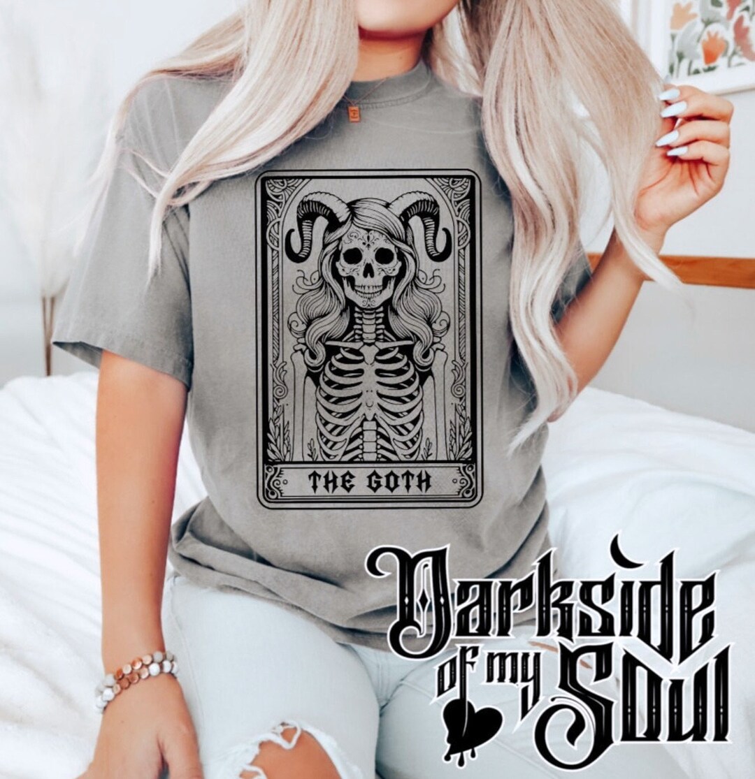 The Goth. the Goth Shirt, Goth Shirts, Skeleton Goth Shirt, Horned ...