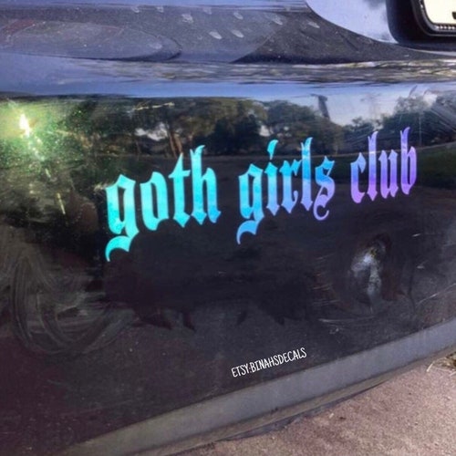 Goth Decals Goth Car Decor Goth Car Accessories Witchy - Etsy
