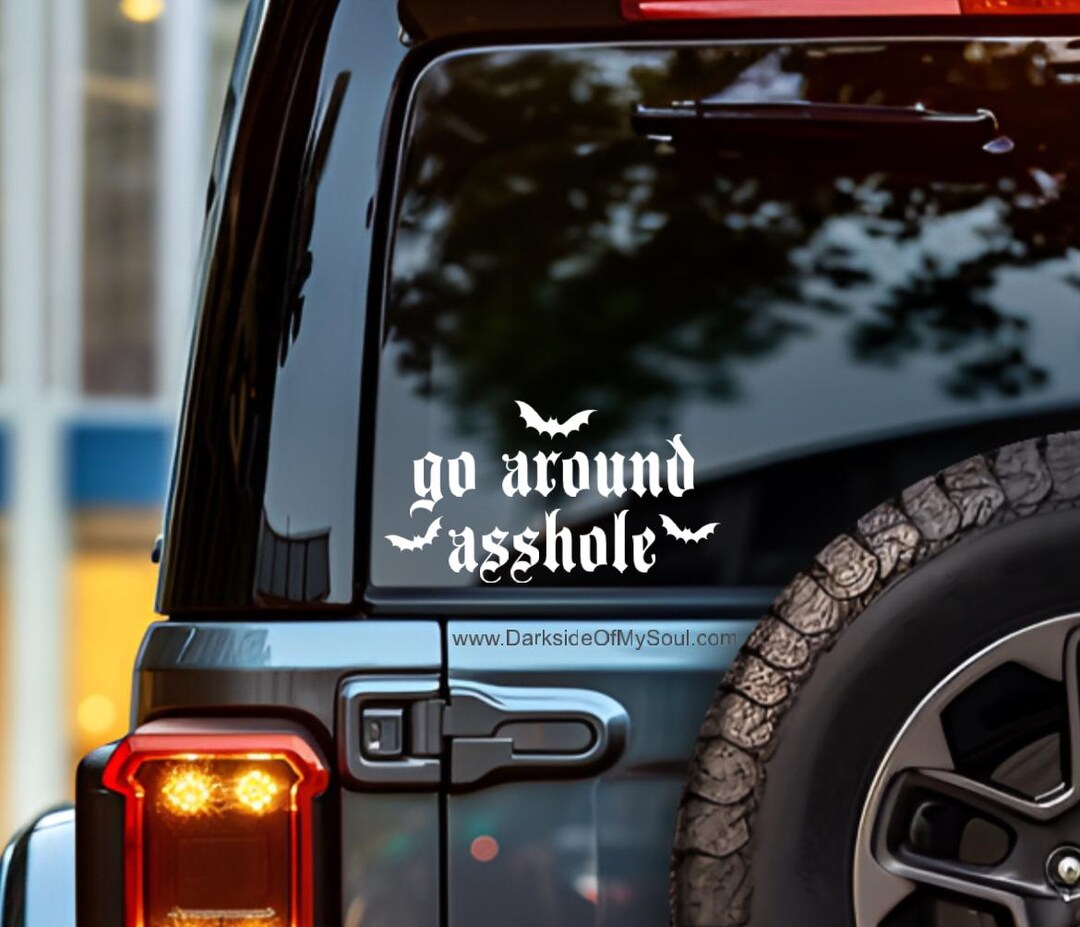 Go Around, 4x4 Decals, Go Around Decal, Car Decals, Bat Decals ...