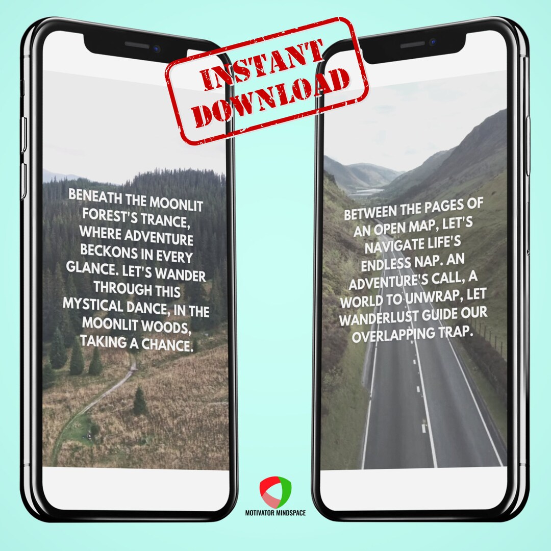 30 Canva-editable Faceless Motivational Reels Instant Digital Download ...