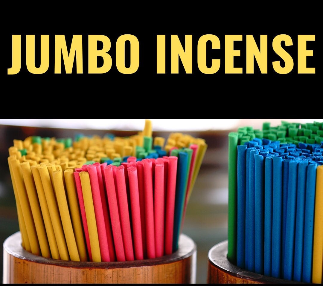 Jumbo Incense Sticks 19 Inch (30 per Pack) - Etsy