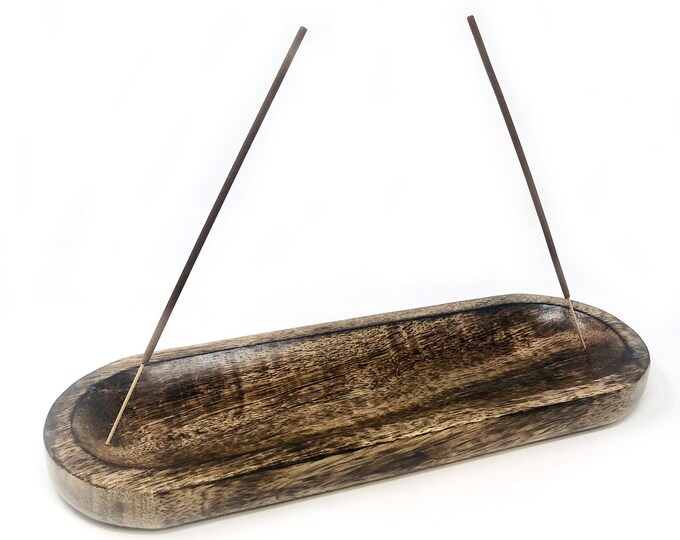 Wooden Tray Incense Holder - Etsy