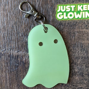 Glow in the Dark Ghost, Car Accessories, Ghost Keychain, Ghost Gift ...