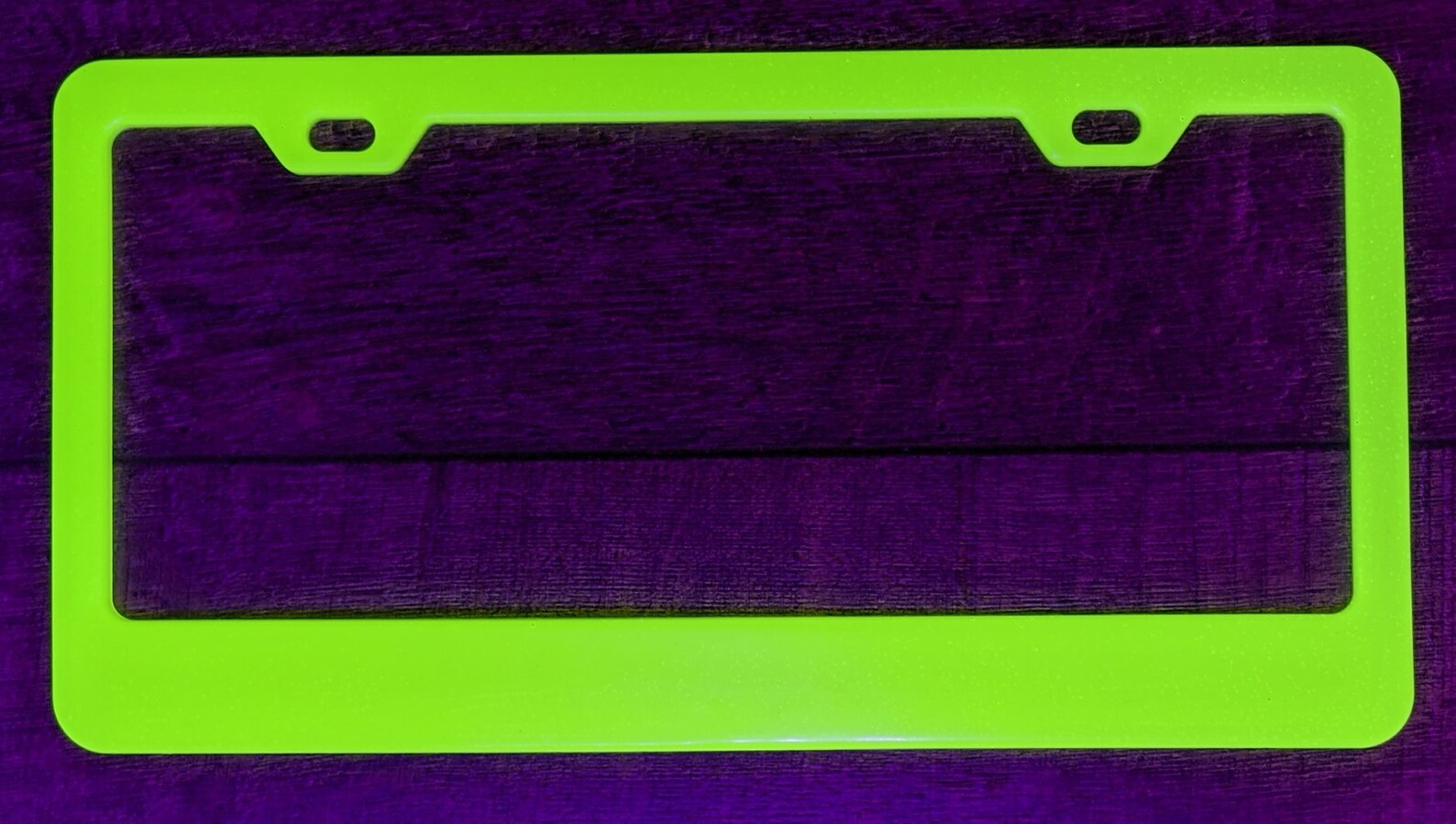 Glow in the Dark License Plate Frame Glow in the Dark Car | Etsy