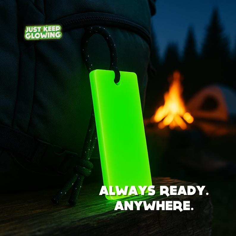 Glow in the Dark Emergency Light – Reusable Glow Stick Alternative ...