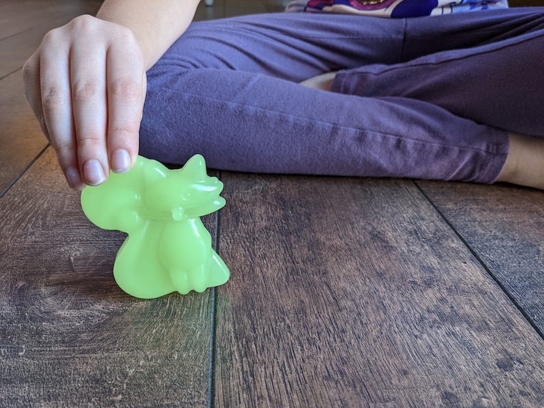 Glow in the Dark Fox Fidget Toy, Kids Night Light - Etsy