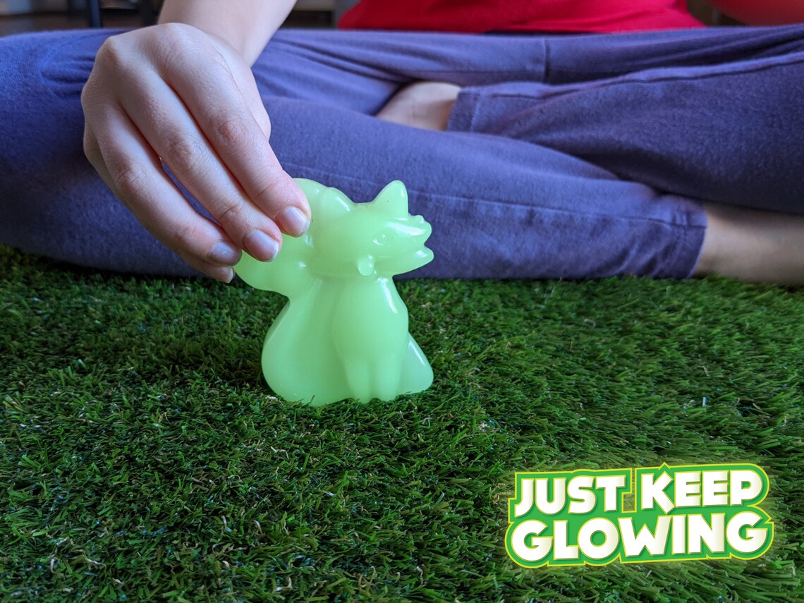 Glow in the Dark Fox Fidget Toy, Kids Night Light - Etsy