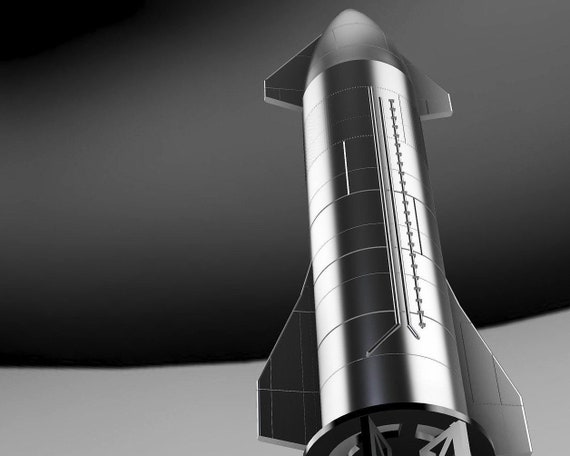 3D Printable Detailed Starship Kit Digital File - Etsy