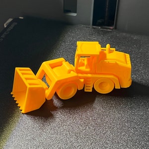 Print-in-place Wheel Loader | No Support Needed | 3D Printable .STL ...