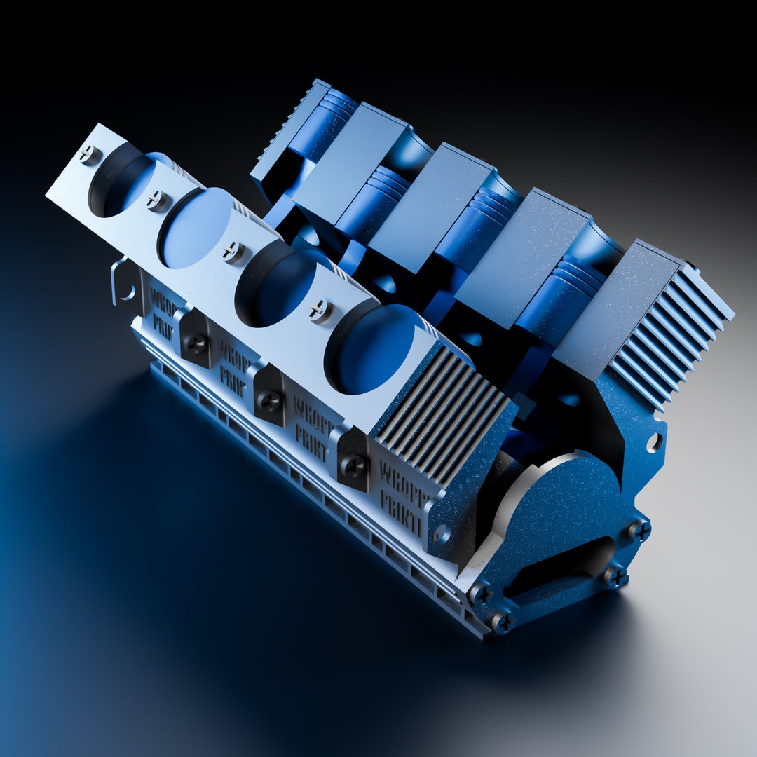 DIY V-anything Engine Kit 3D Printable .STL Files No Support Required ...