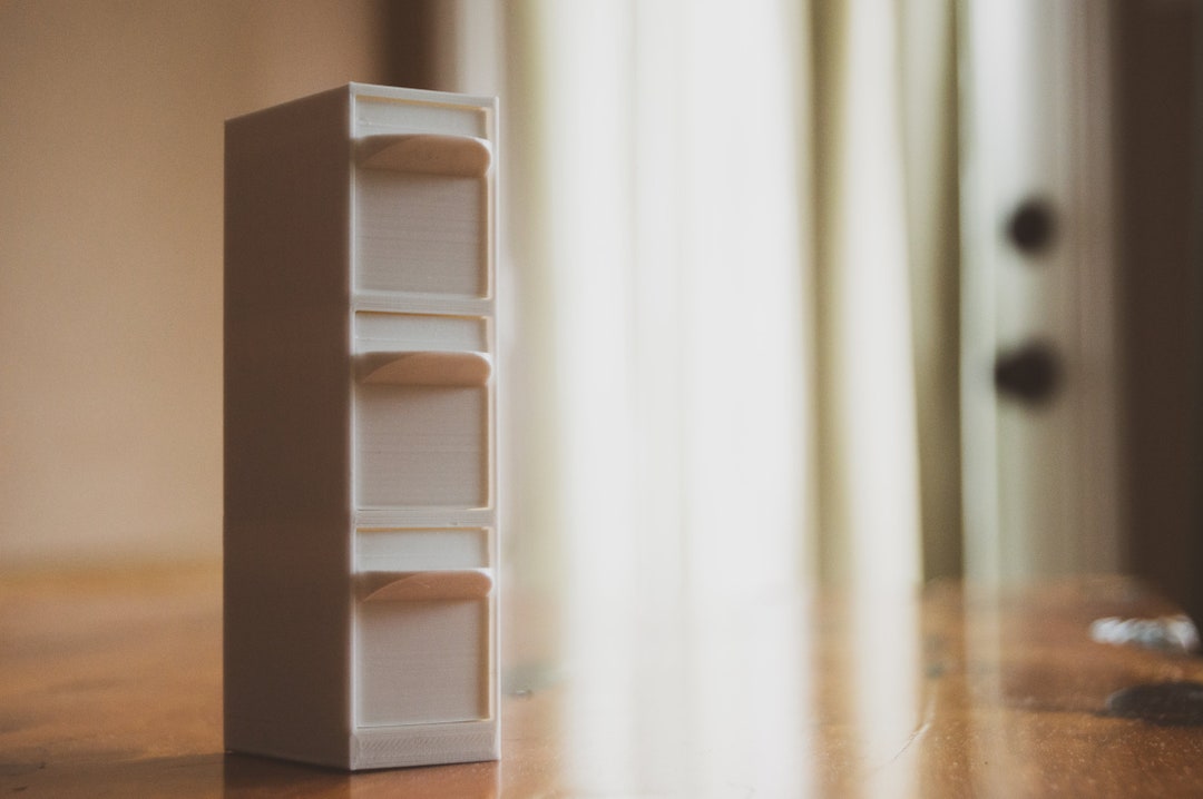 Sd/microsd Mini Filing Cabinet Storage Customizable Colors 3D Printed ...