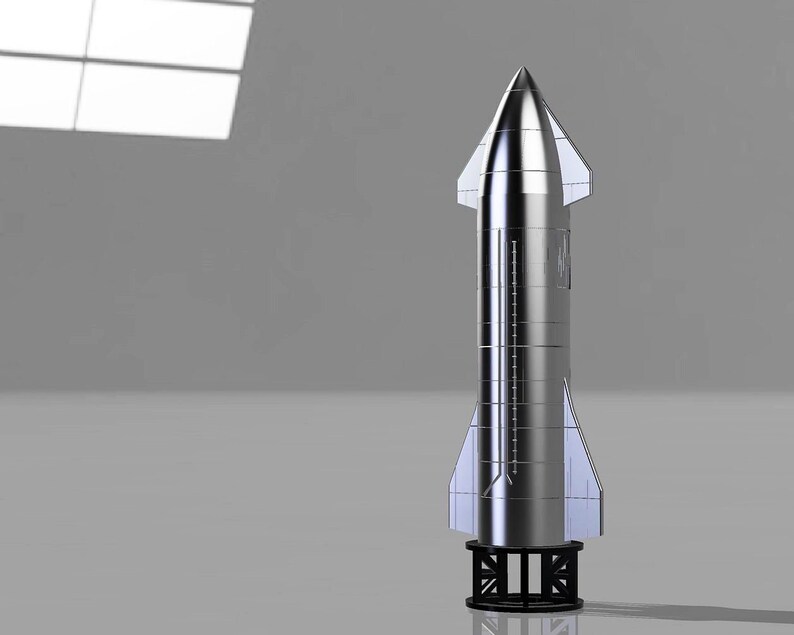 3D Printable Detailed Starship Kit - Digital File - Etsy