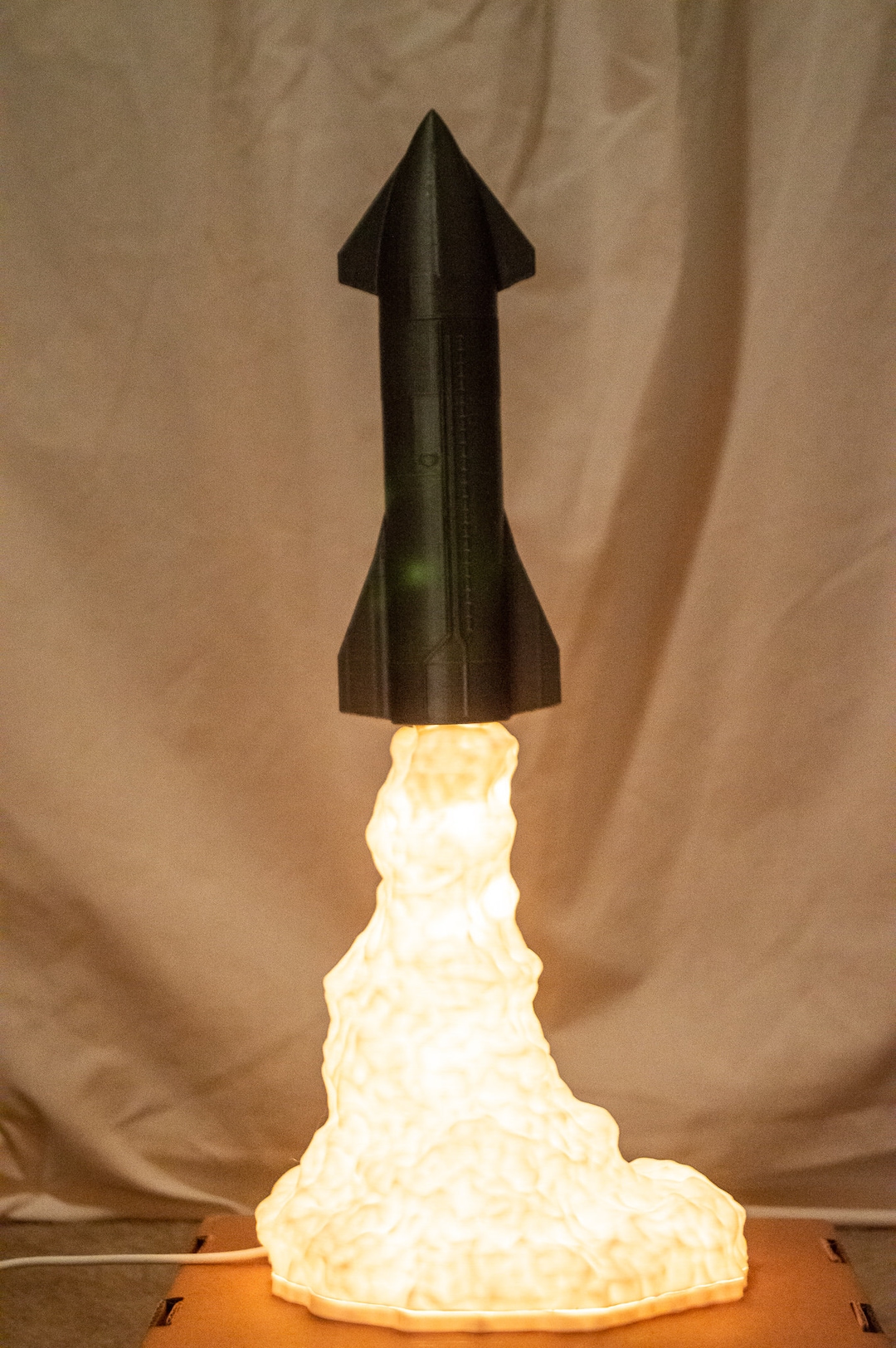 Spacex Starship Lamp 3D Printed - Etsy Australia