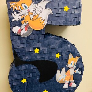 Sonic and Tails Piñata, Sonic Party Supplies - Etsy
