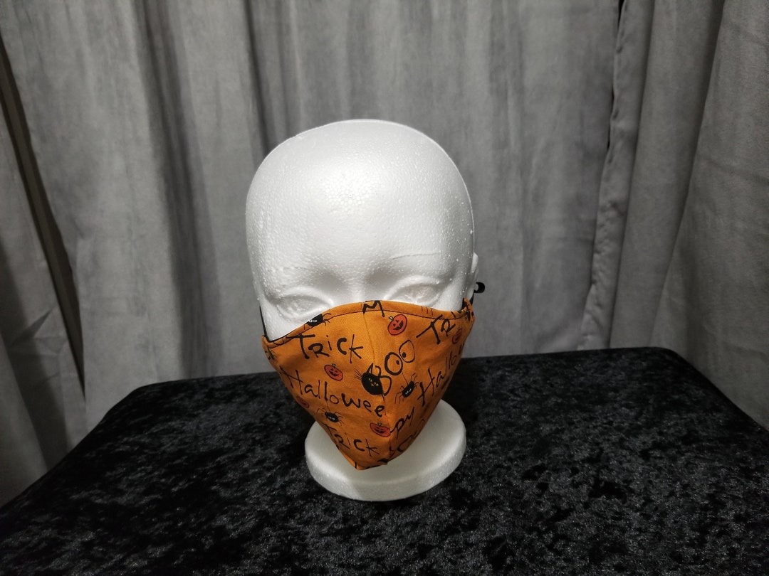 Halloween Face Mask,trick or Treat ,halloween,reversible, 2 in 1 Face ...