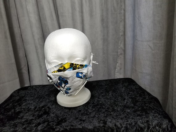 Transformers Face Mask Single Layer Face Mask Facemask for - Etsy