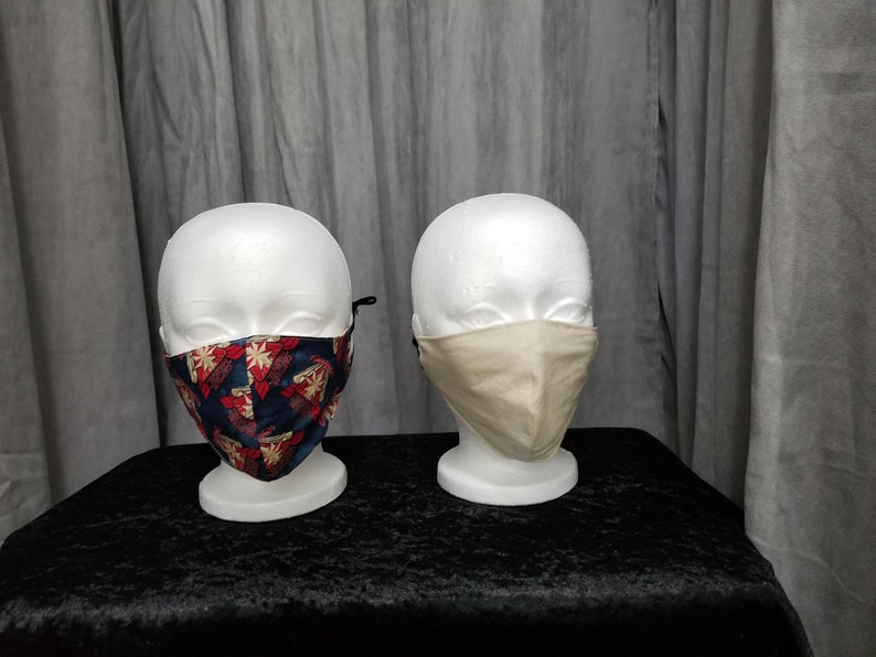 Captain Marvel Face Mask 2 in 1 Face Mask Reversible face | Etsy