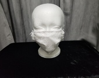Simple White Mask - Etsy