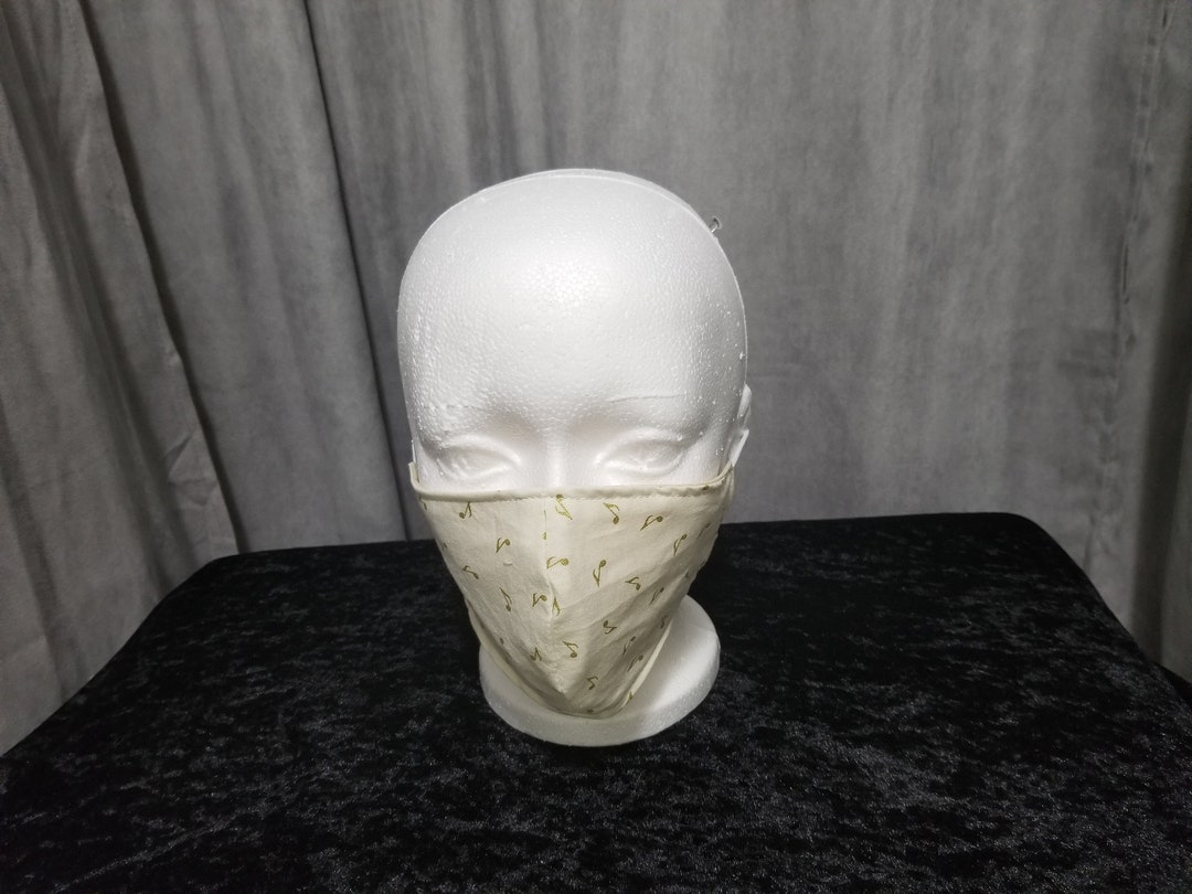 Musical Notes Face Mask, Music Face Mask,reversible Face Mask, 2 in 1 ...