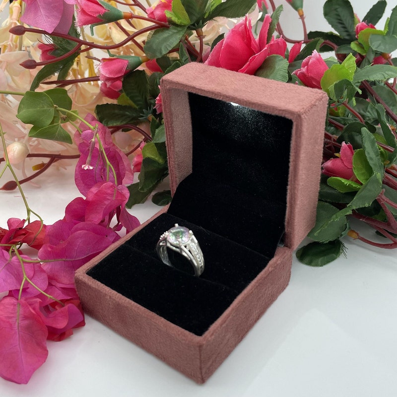 Pink Velvet Box - Etsy