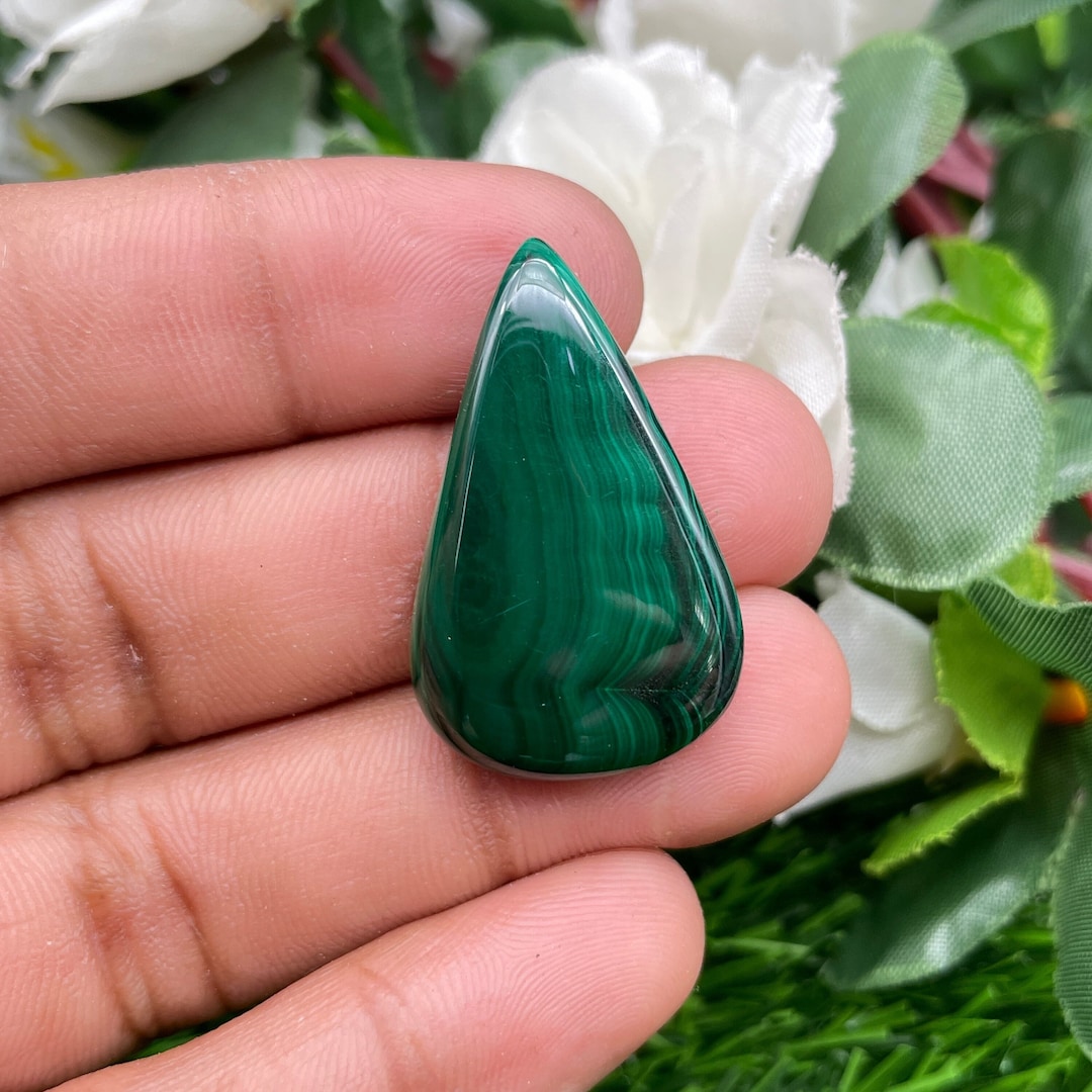 100% Natural Malachite Gemstone Cabochon, Malachite, Top Quality Loose ...
