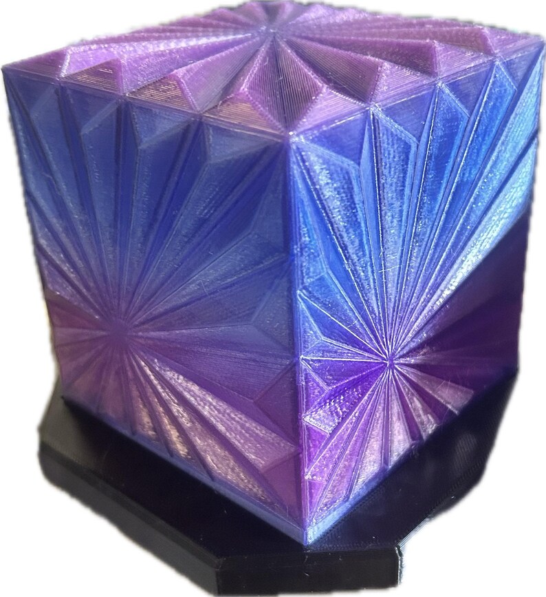 3D Printed Sunburst Lamp - Etsy