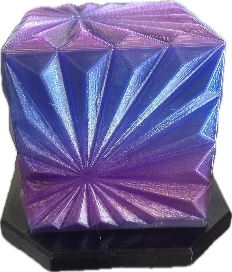 3D Printed Sunburst Lamp - Etsy