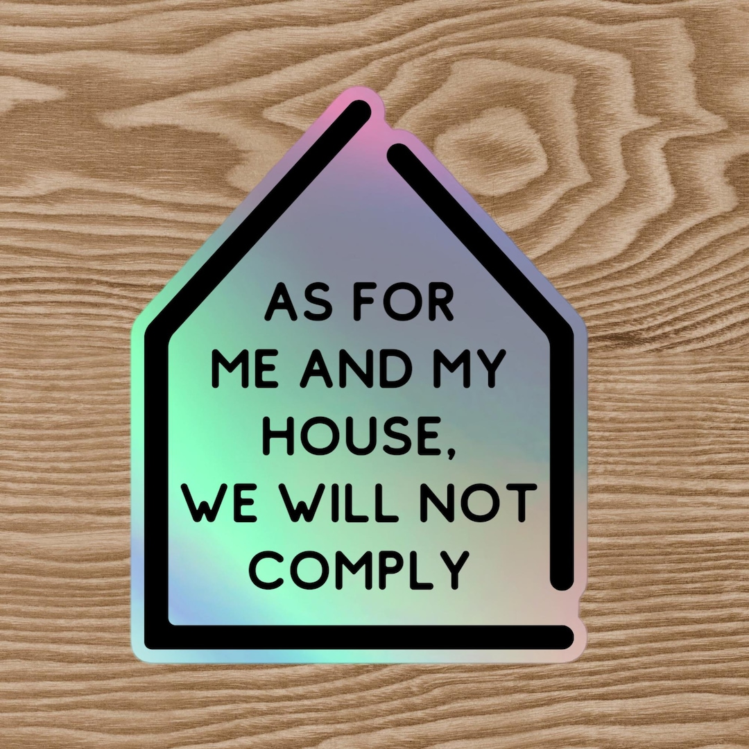 Holographic Stickers MY HOUSE - Etsy