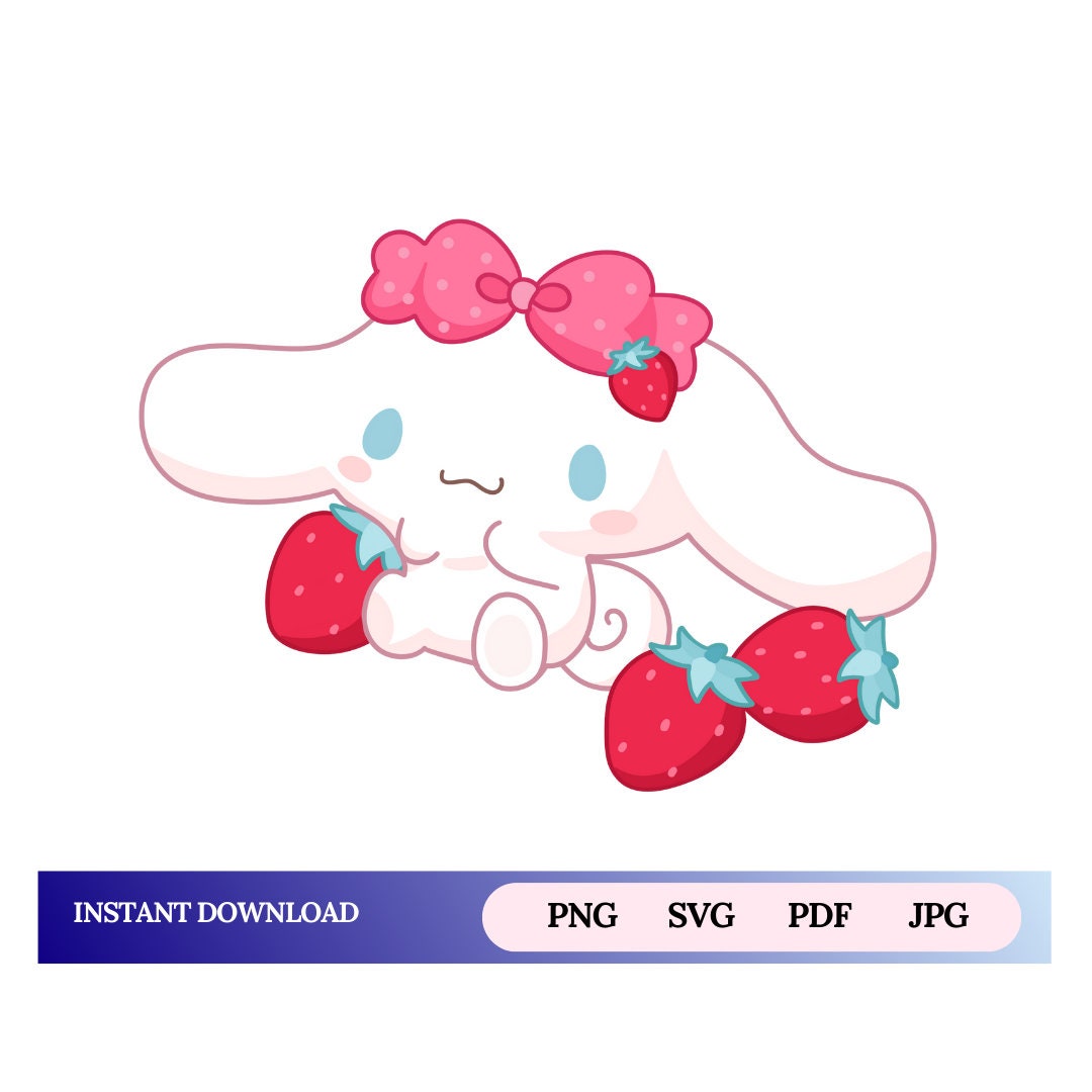 Cin-moroll Svg Cinna S-nrio Svg Kawaii Cinna Svg Bundle - Etsy