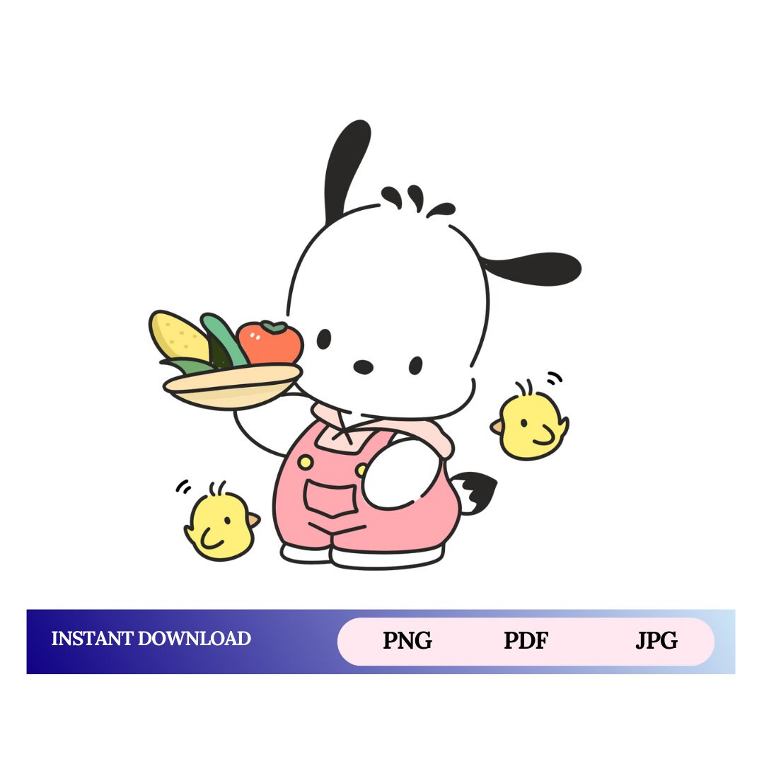 Pocha Png 300dpi Pocha S-nrio Png Kawaii Pocha Bundle - Etsy