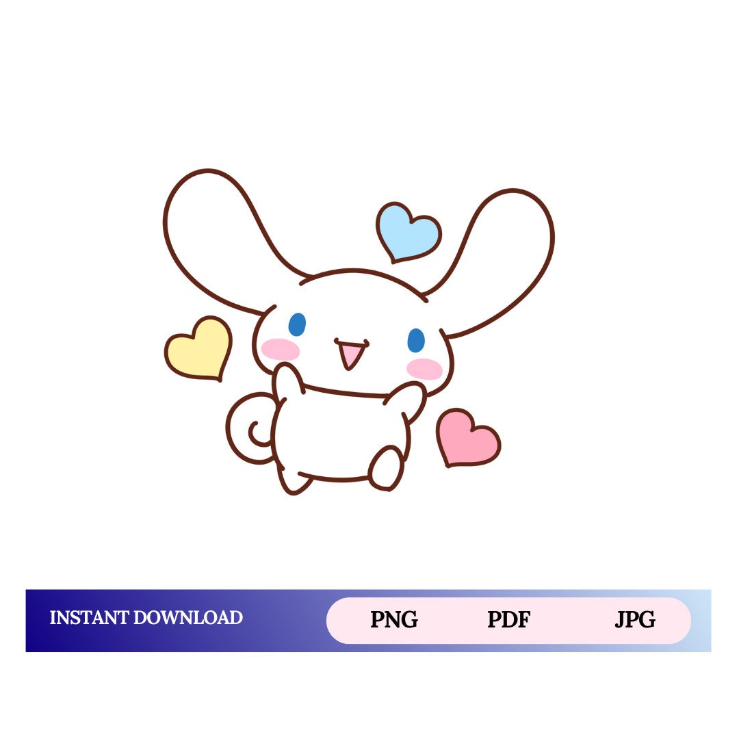 Cin-moroll Png, Cinna S-nrio Png, Kawaii Cinna Png Bundle, Moroll, Cute ...