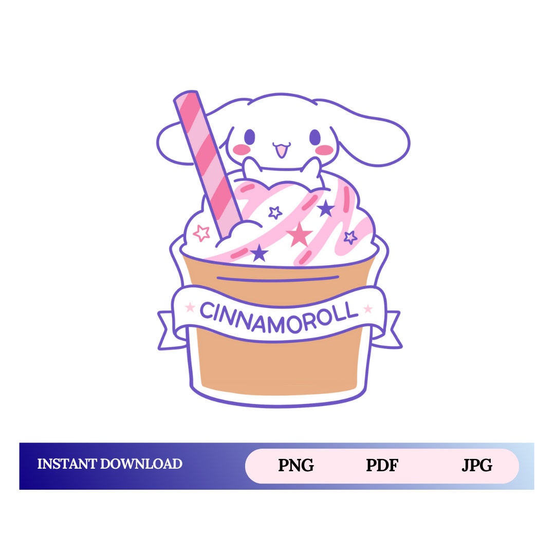 Cin-moroll Png, Cinna S-nrio Png, Kawaii Cinna Png Bundle, Moroll, Cute ...