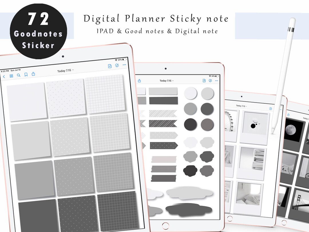 Goodnote Stickermini Sticker Kitdigital Sticker Kitsticker - Etsy