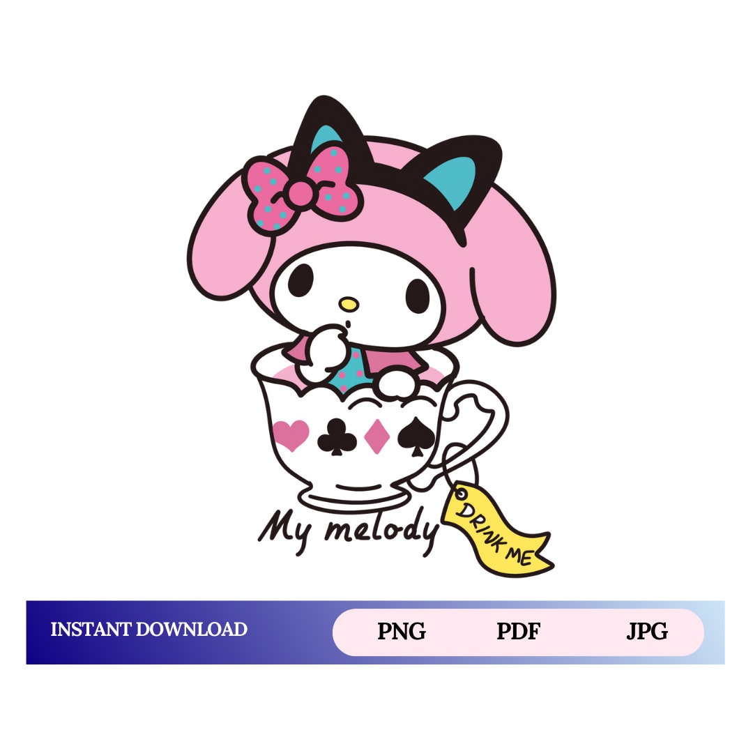 Melody Png 300dpi Melody S-nrio Png Kawaii Melody Bundle - Etsy
