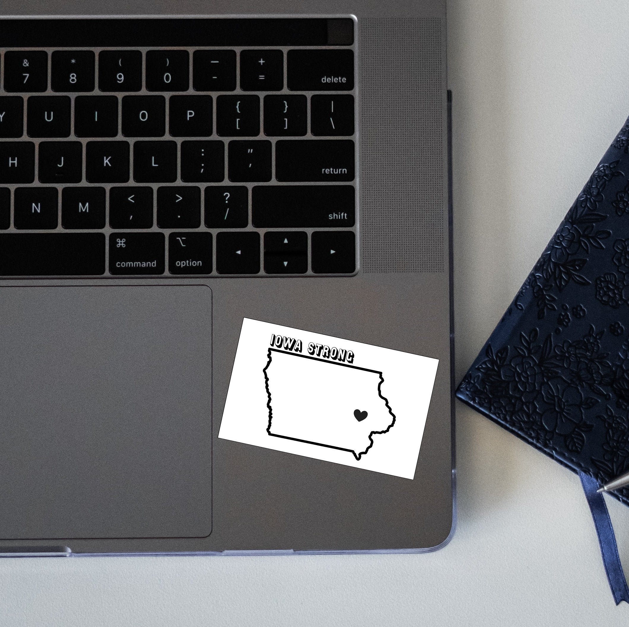 Iowa Strong Sticker, Iowa Sticker, Iowa Strong, 3x2 Sticker, State ...