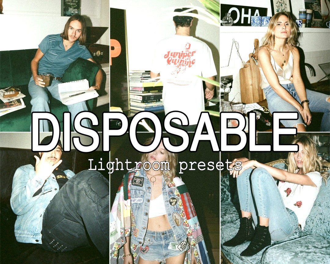 Disposable Camera Film Moody Retro Presets, Cinematic Indoor Mobile and ...