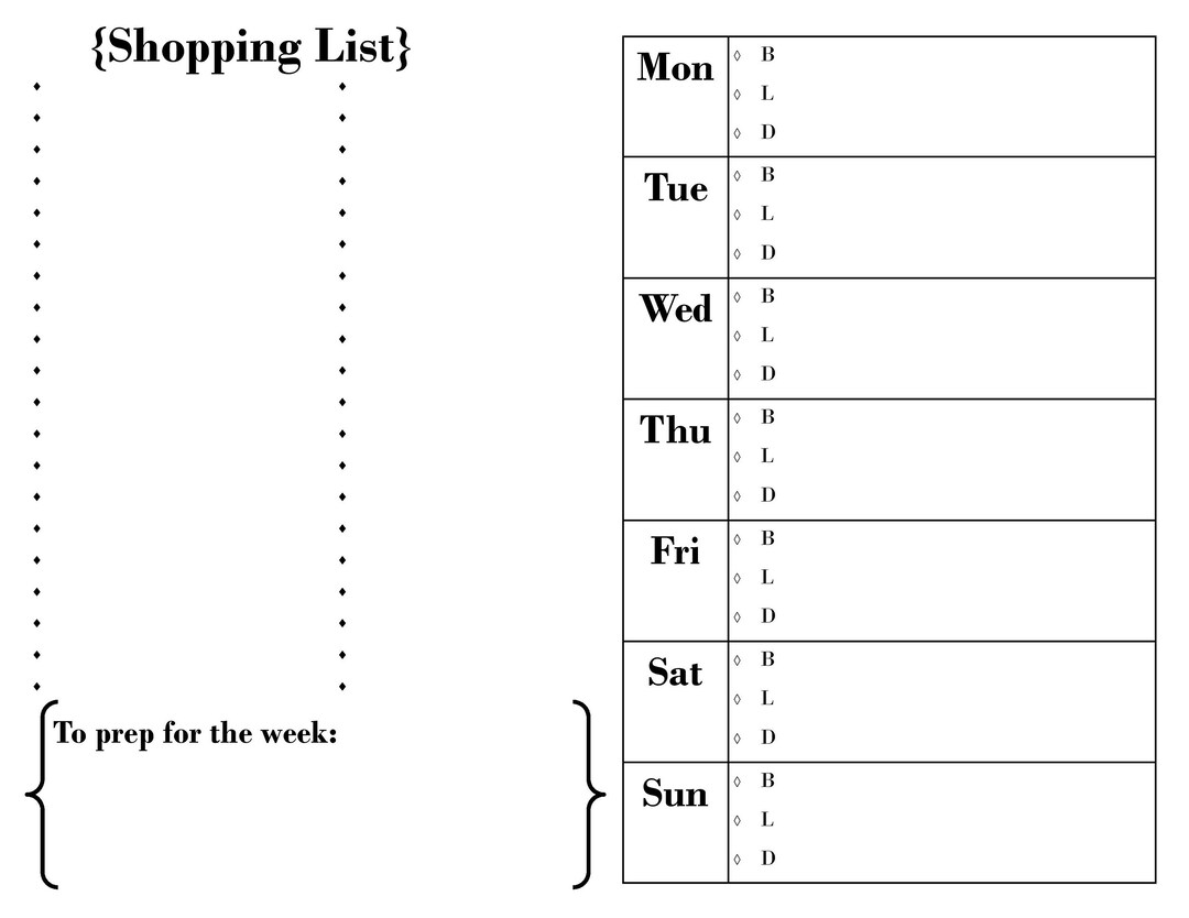 Printable PDF Weekly Meal Plan And Shopping List Template Etsy printable-pdf-weekly-meal-plan-and-shopping-list-template-etsy