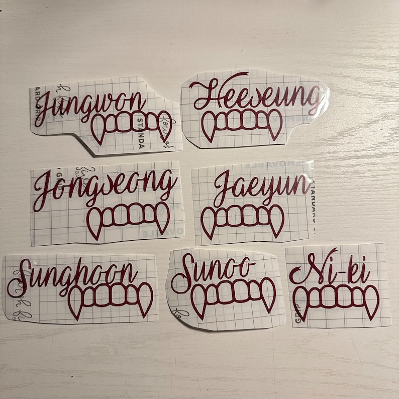 Lightstick Decals - Etsy