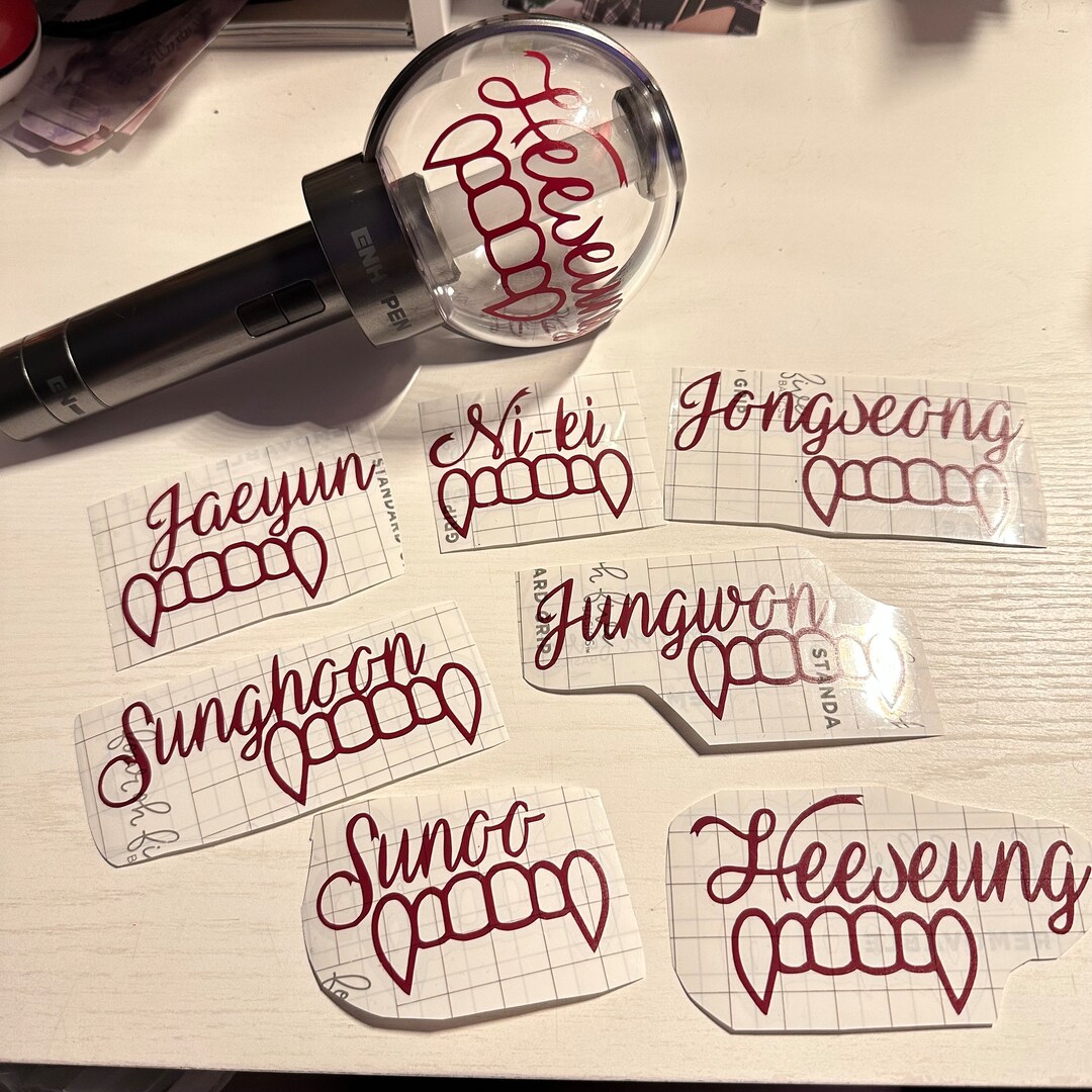 Lightstick Decals - Etsy