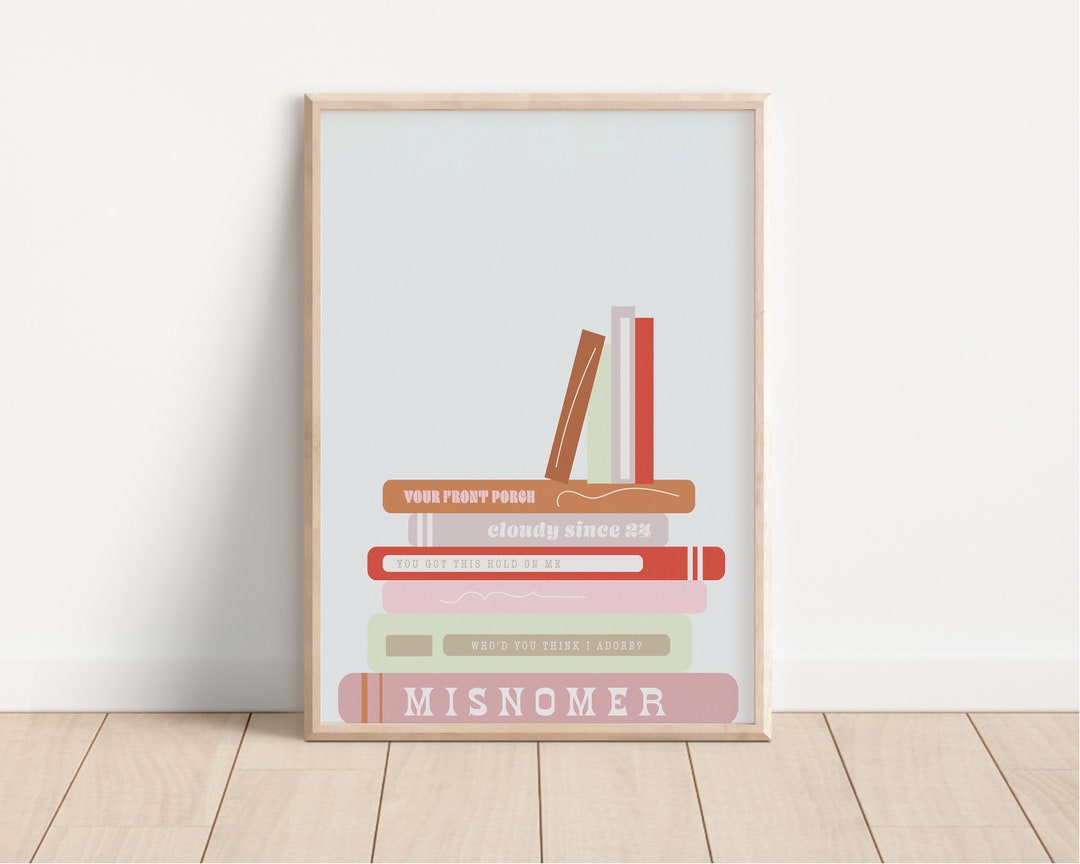 Books on My Shelf Print - Etsy