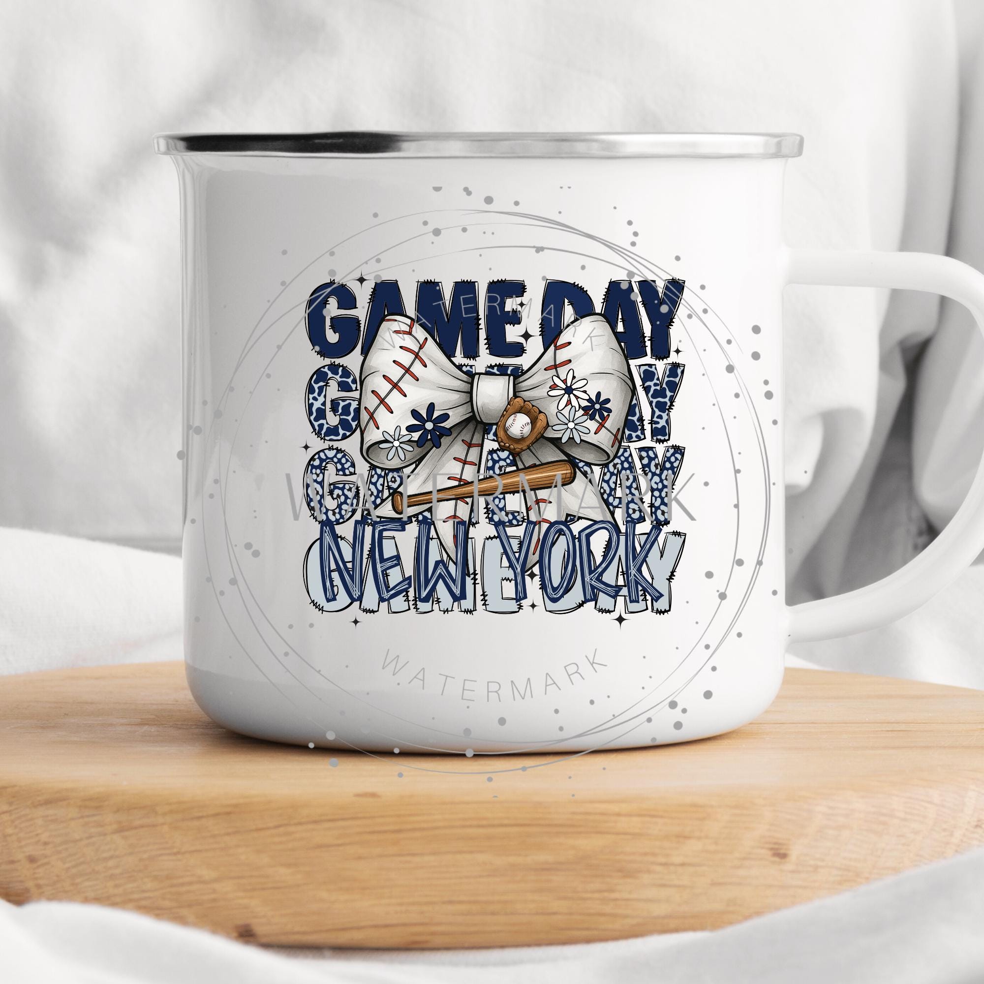 2 New York Yankees Theme Game Day PNG'S | Baseball Bow Sublimation ...