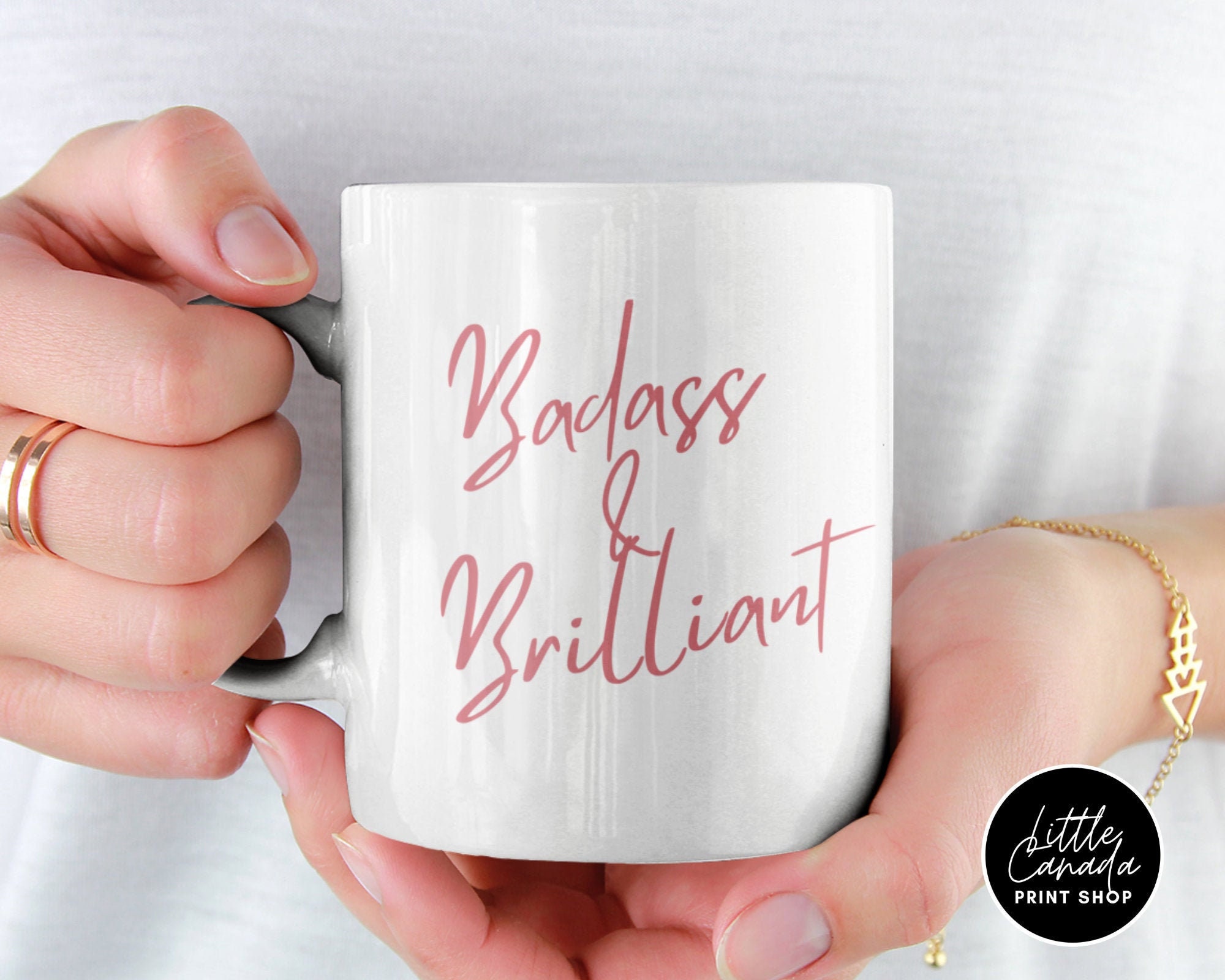 Boss Babe Mug. Badass and Brilliant. Feminist Mug for Her. | Etsy