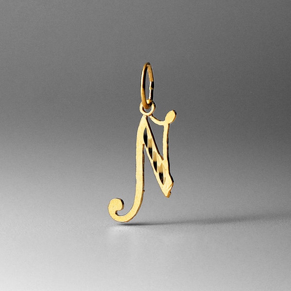 Letter N Pendant - Etsy