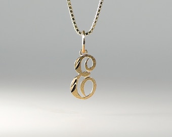 Cursive E Necklace - Etsy
