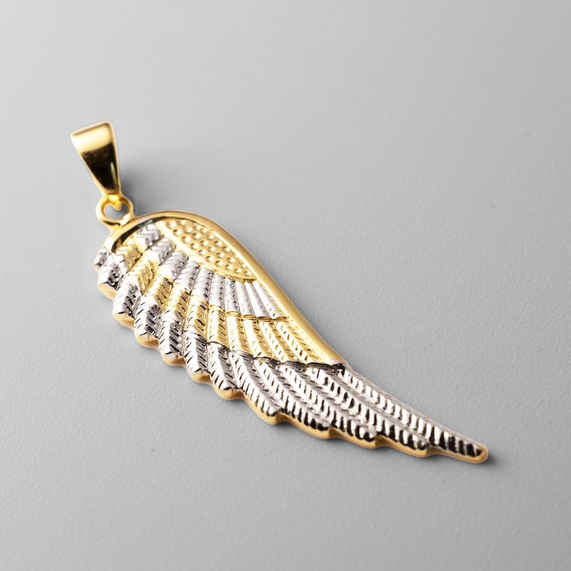 Gold Angel Wing - Etsy