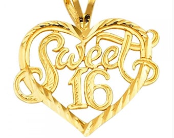 Sweet 16 Charm - Etsy