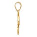 14K Gold Cursive Letter "p" Initial Pendant With Diamond – Diamond ...