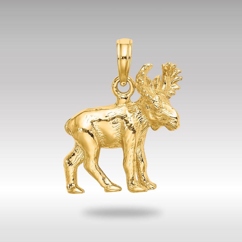 Moose Charm - Etsy