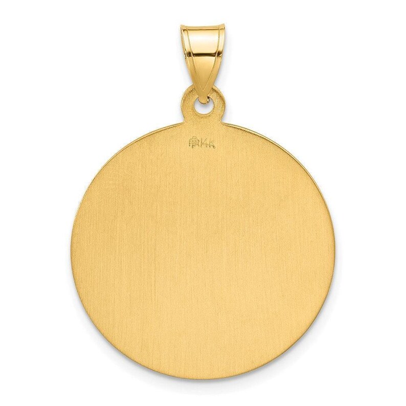 14K Gold Saint Joseph and Child Jesus Medal Pendant - Etsy