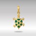 14K Gold Long Life Chinese Character Pendant Necklace - Large Symbolic ...